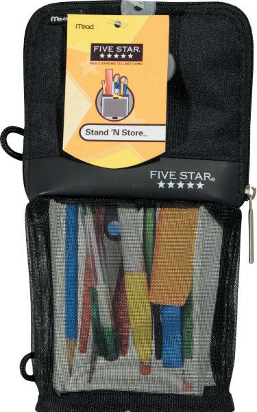 PENCIL POUCH LG 5 STAR AST CLR | Mead | Southwest Virginia Community ...